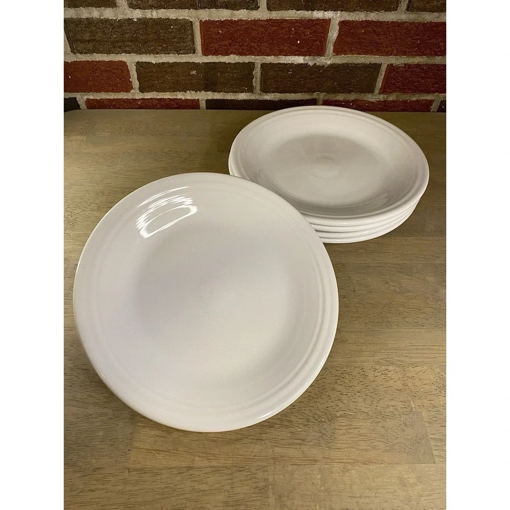Fiesta | Dining | Fiesta Dinner Plate White Homer Laughlin Fiesta Ware ...